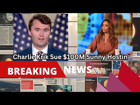 Charlie Kirk Slaps βThe Viewβ with $100M Lawsuit β Sunny Hostin Reacts On Air!