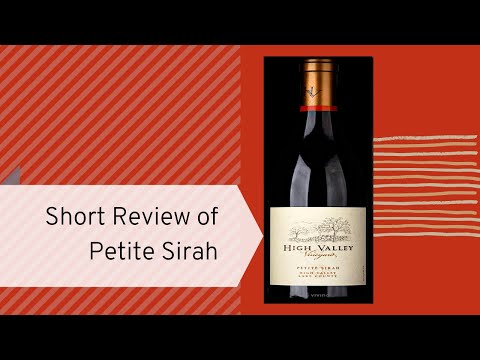 Short review of Petite Syrah