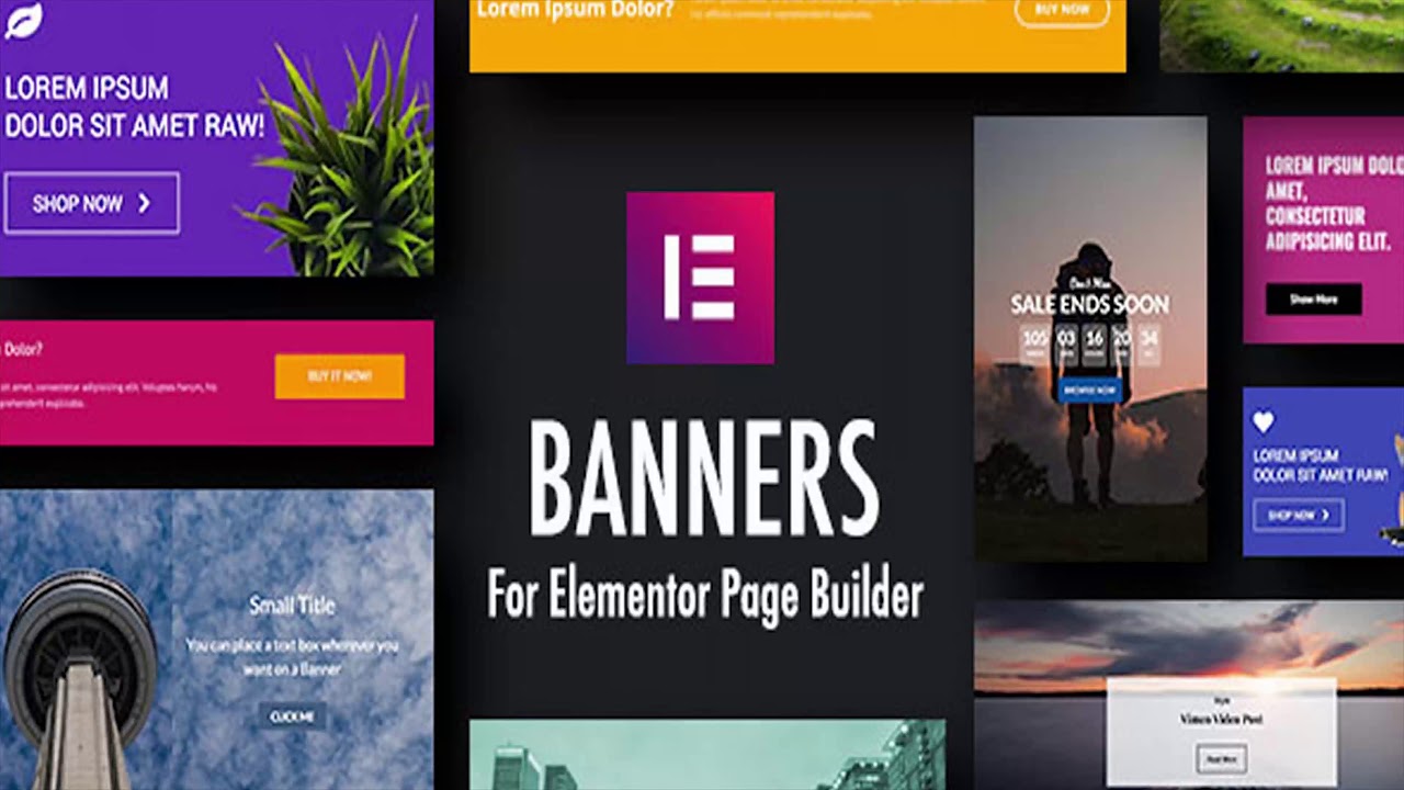 Banners Widgets for Elementor Page Builder | Codecanyon Scripts and Snippets