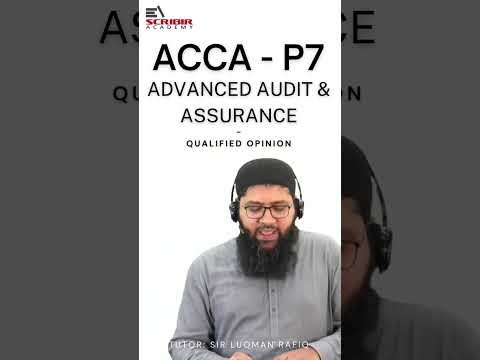???? Qualified Opinion | AAA #ACCA