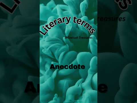 what do u know about anecdotes? #englishliterature #literaryterms #anecdotes #net #set