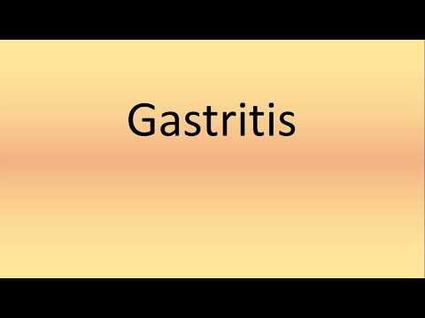 Gastritis Pronunciation | How to Say | How to Pronounce