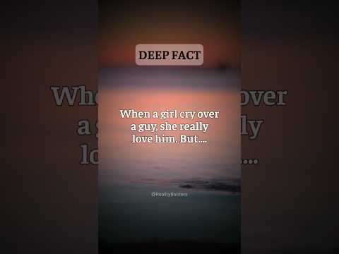 When a girl cry over a guy | Men Cry | Cry #shorts #love #trending #disappear #cry #cheat #facts