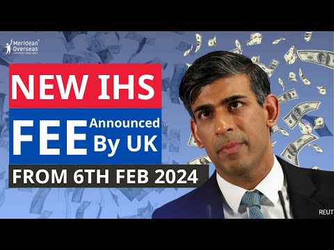 Biggest Update: NEW IHS FEE 2024 | Immigration Health Surcharge is increase by 66% on 6 Feb 2024