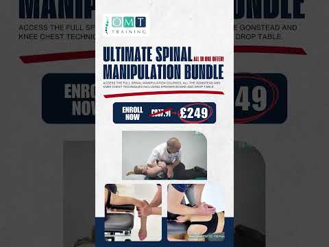 💪 Master Every Spinal Manipulation | Gonstead, Knee Chest & Drop Table Techniques