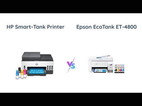 HP Smart-Tank 7301 vs. Epson EcoTank ET-4800 Printer Comparison
