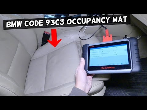 BMW CODE 93C3 SEAT OCCUPANCY DETECTOR MAT FIX AIRBAG LIGTH