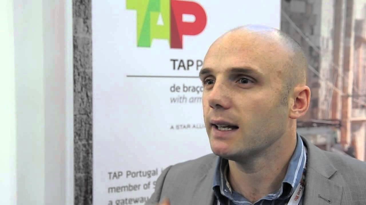 Simon Forster, UK marketing co-ordinator, TAP Portugal @ WTM 2012 ...