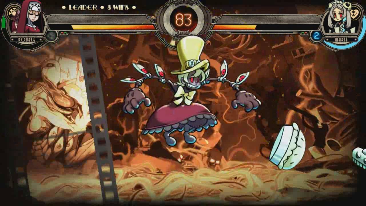 Skullgirls - Double VS Bloody Marie Last Boss (Arcade mode)