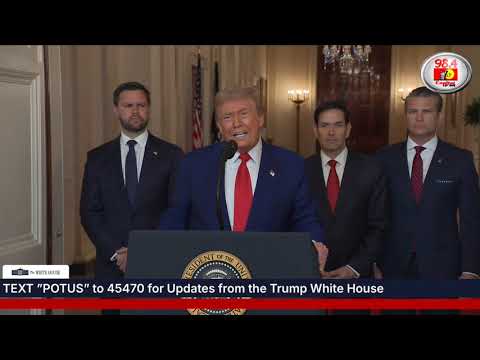 'Completely and totally obliterated!' - Trump confirms US strikes on 'key' Iranian nuclear sites