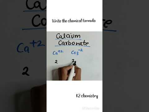 write the chemical formula for calcium carbonate l calcium carbonate (chalk) formula l