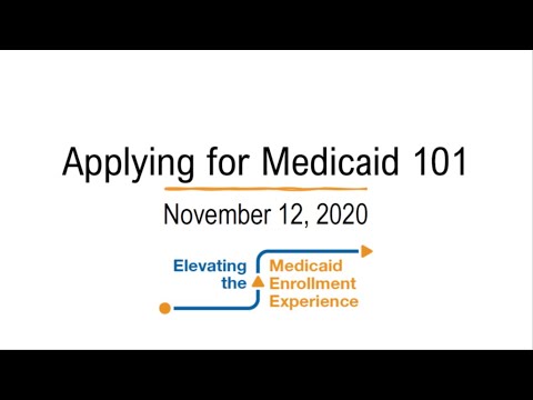 Applying for Medicaid 101