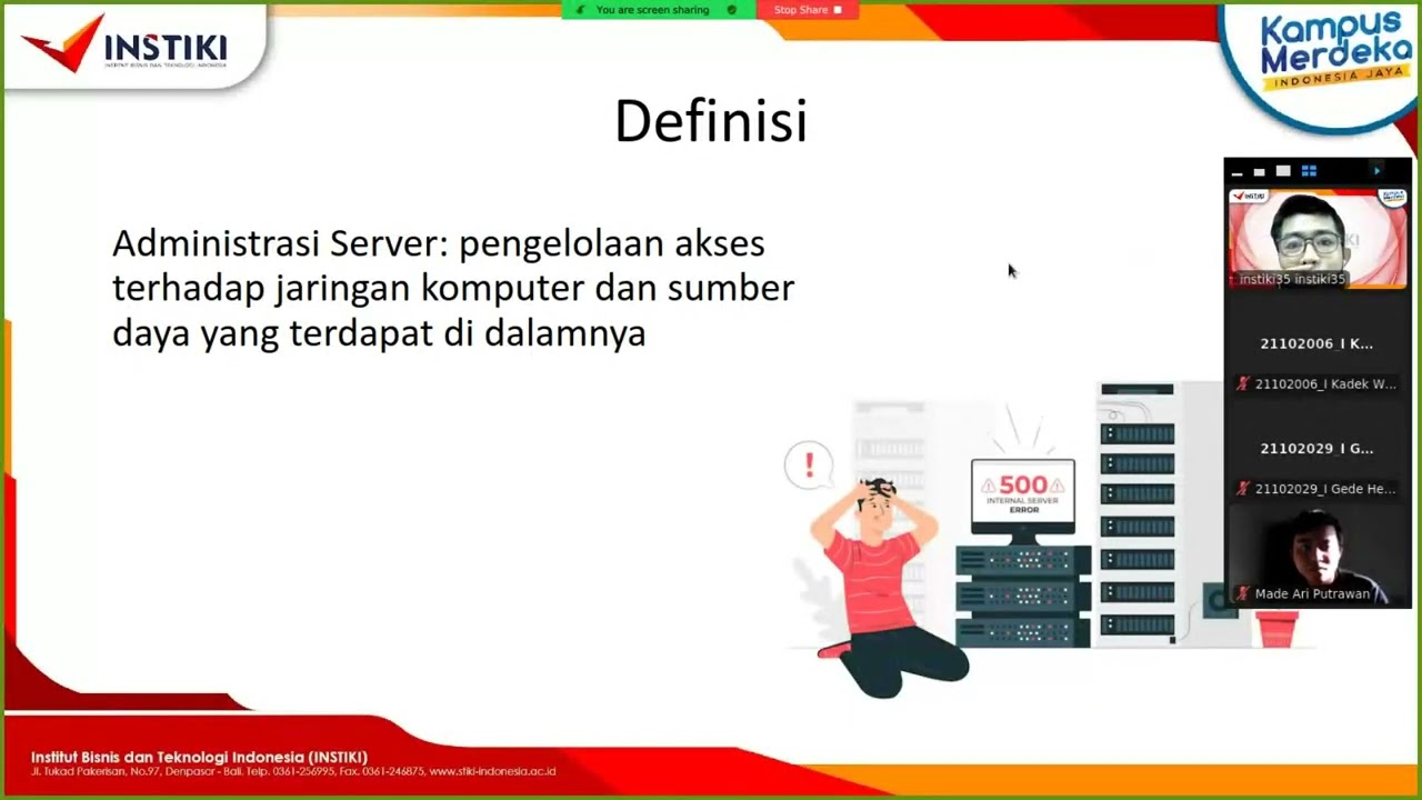 08-03-2022 Konsep Administrasi Server - Kuliah Server Administration