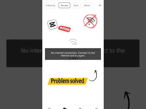 CapCut No Internet Connection Problem Solved •No Internet Connection problem solved
