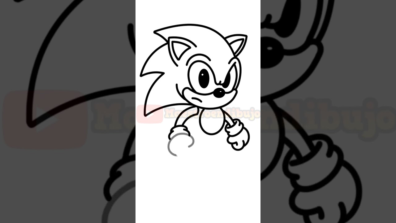 como dibujar a sonic  #sonic