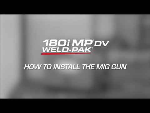 How to Install the MIG Gun - 180i MP DV