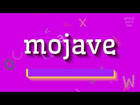 How to say "mojave"! (High Quality Voices)