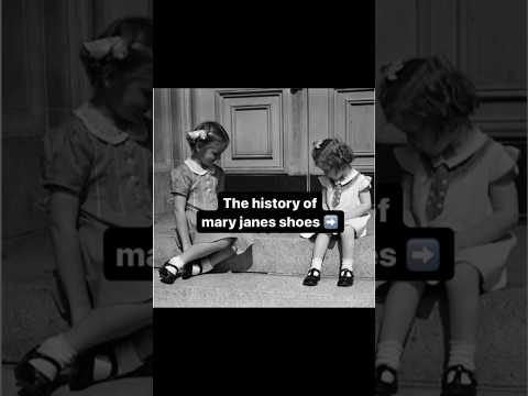 The history of Mary Janes shoes 🥿 || 1900s photos || 1920s style || #history #fashion #shorts