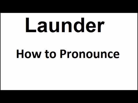 How to pronounce Launder||How to say Launder||Launder Pronunciation||ABDictionary