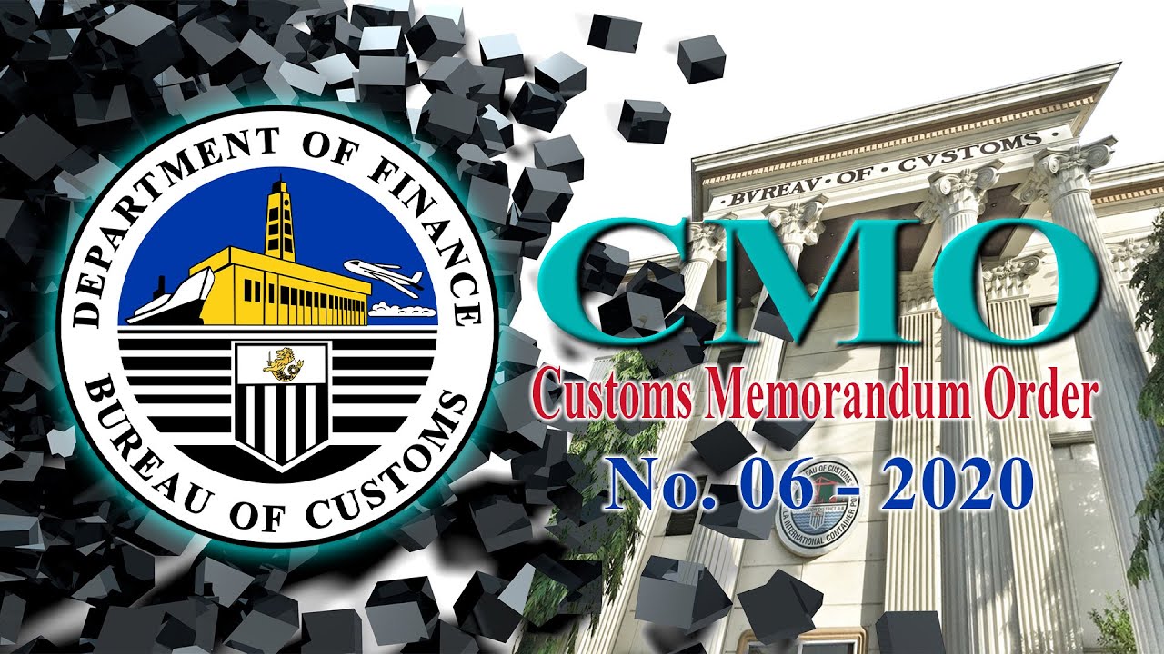 CMO 06 - 2020 | Automated Clearance Procedures for Commercial Goods Under The Informal Entry Process