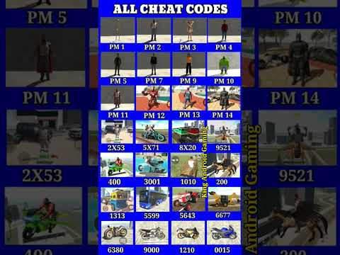 Indian Bikes Driving 3D || All NEW CHEATS CODES #shorts #short