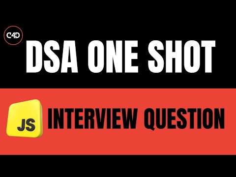 ⚡ One Shot DSA Marathon | Solve Arrays, Strings, Searching & Sorting in JS!