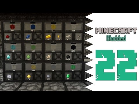 Minecraft Modded Ep 22 - Compacting Drawers