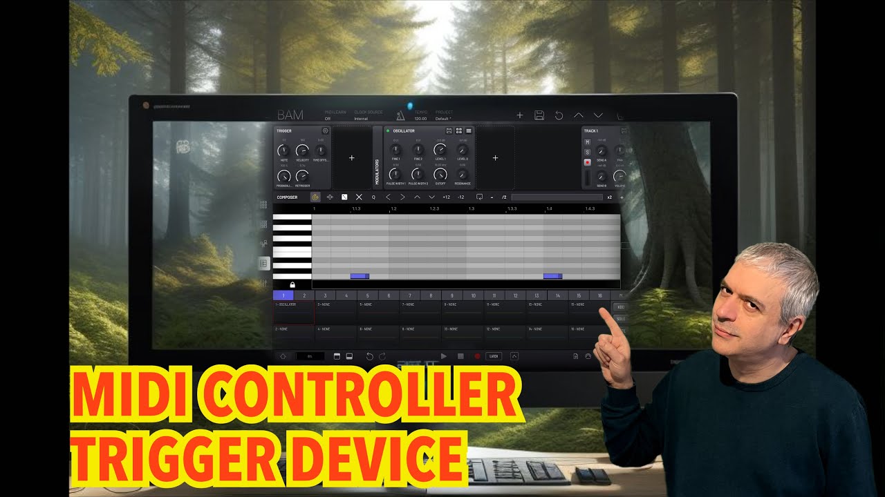 Imaginando BAM Beat Maker & Music Maker Tutorial 3 [Midi Controller and Trigger Device]