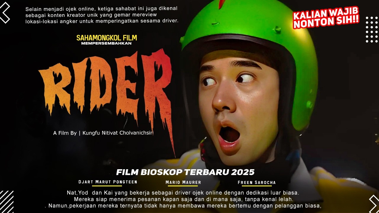Sinopsis Film Rider, Film Genre Horor Komedi Thailand Dibintangi Mario ...