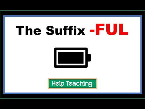 The Suffix FUL | Learn Prefixes and Suffixes