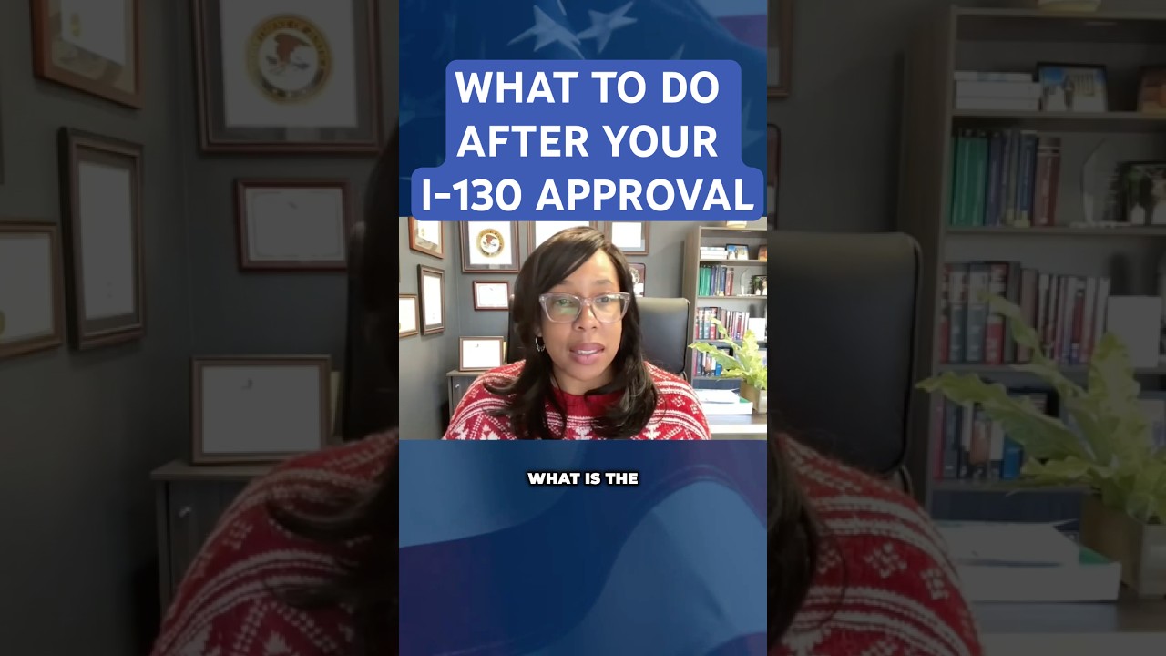 NEXT STEP After Your I-130 Approval #immigration #i130 #mcbeanlaw