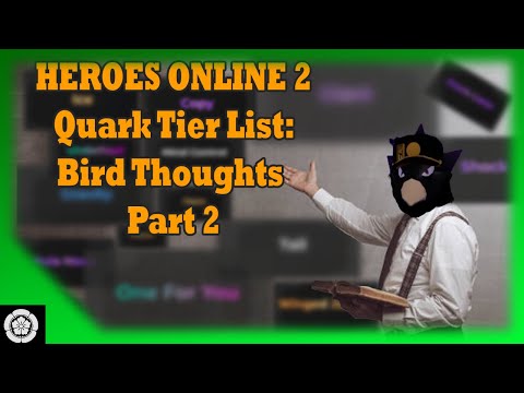 Roblox Heroes Online 2: New Quirk Tier List Part 2