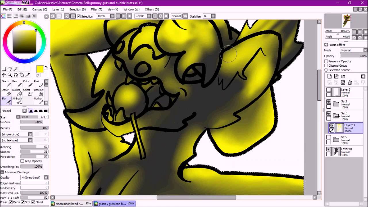 Gummy Guts, and Bubble Butts