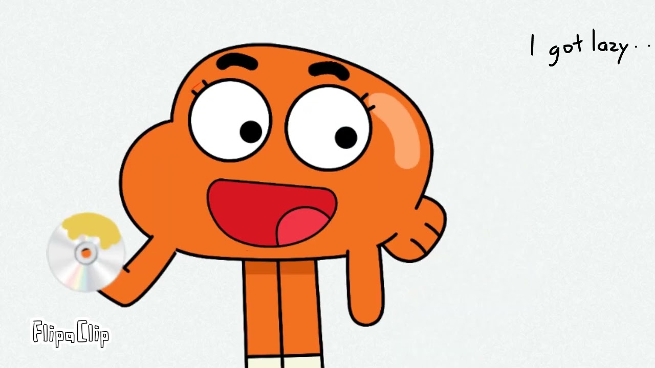 Gumball rig animation test in flipaclip 24 FPS