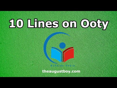10 Lines on Ooty in English | Essay on Ooty | Facts on Ooty | @myguidepedia6423