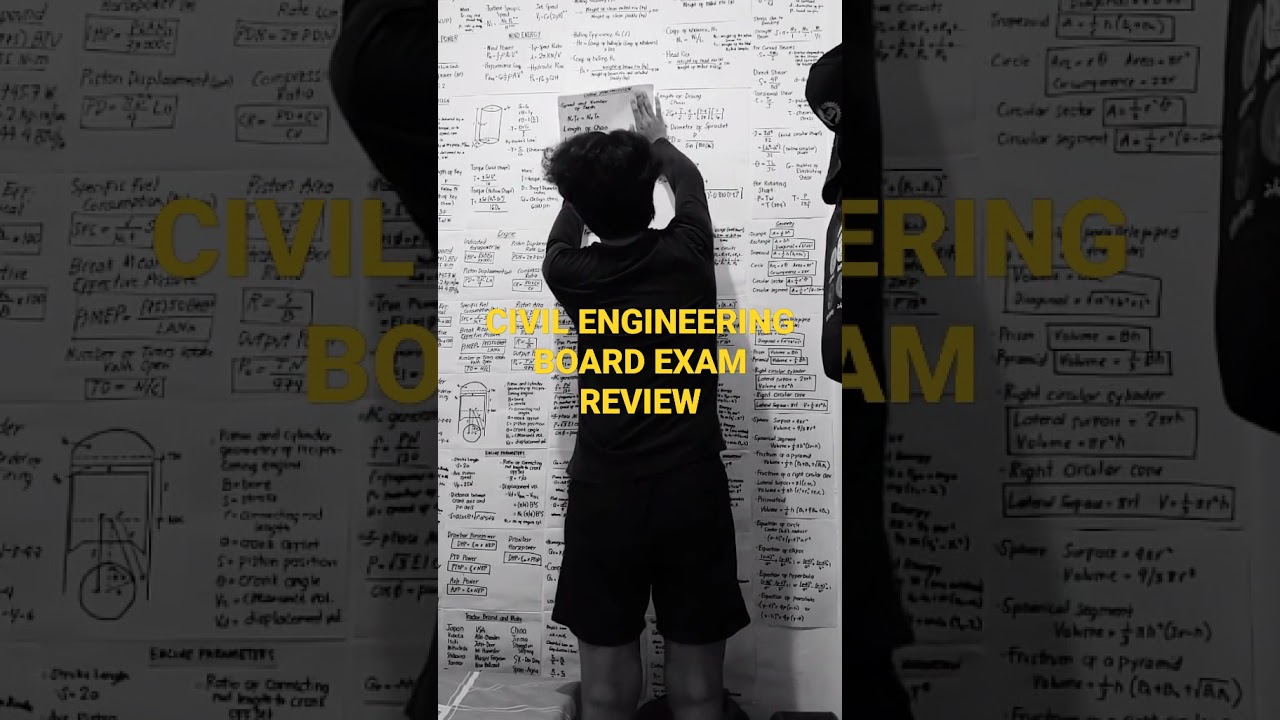 CIVIL ENGINEERING BOARD EXAM REVIEW