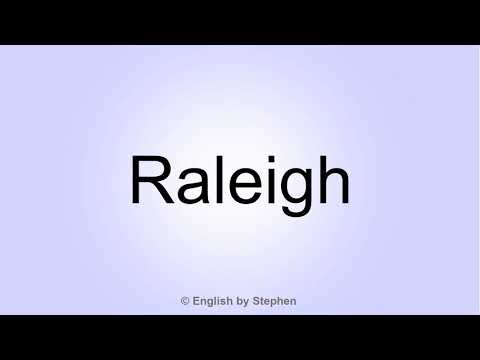 How to pronounce "Raleigh"
