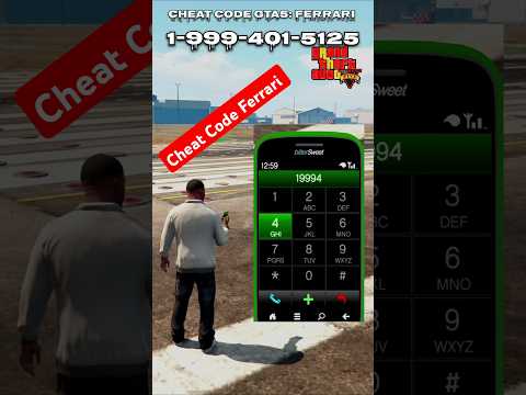 Cheat Code Gta5 Ferrari #ferrari #cheat #shortsfeed #gta5 #shorts