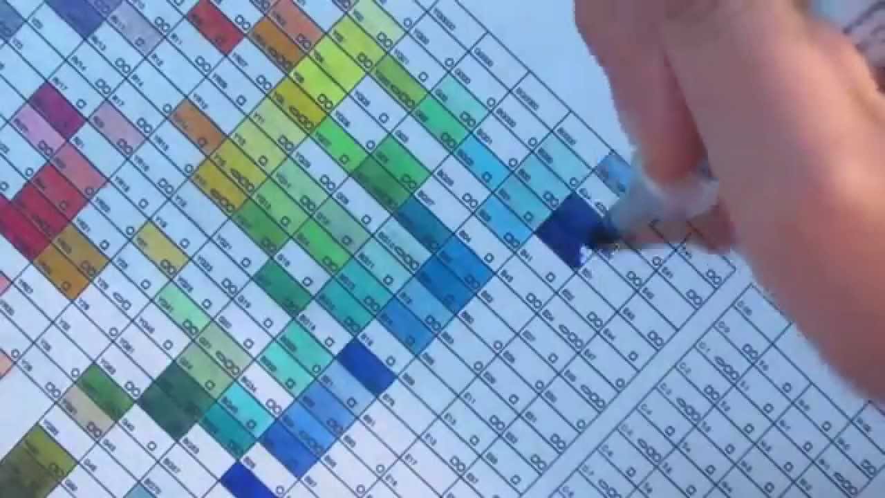 Coloring My Copic Chart | Amanda Elise