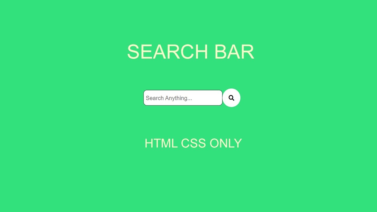 Search Bar Hover Effects Using HTML CSS | Hover Effects