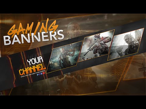 YouTube/Twitter Gaming Banners Tutorial (BO3) by Qehzy