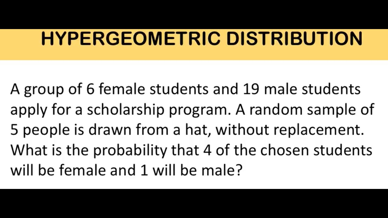 Unlock the Magic of Hypergeometric Distribution: Learn How to Solve Complex Probability Problems