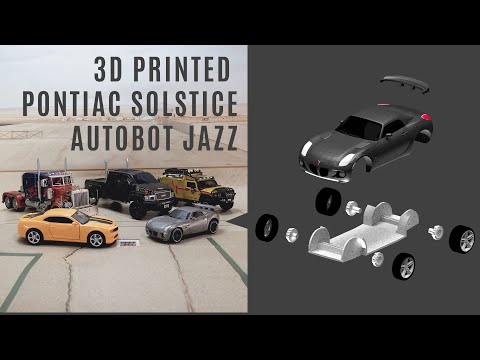 🤖 Pontiac Solstice Transformers Jazz 1:32・ 3D File for 3D printing・Cults
