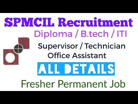 Security Printing Press ( SPMCIL)Recruitment 2021 - Fresher Permanent Job // ITI / Diploma / B.tech