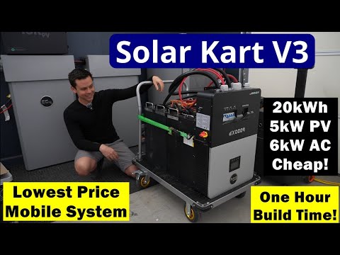 Solar Kart Version 3! Lowest Price Solar System Around AND Beginner Friendly
