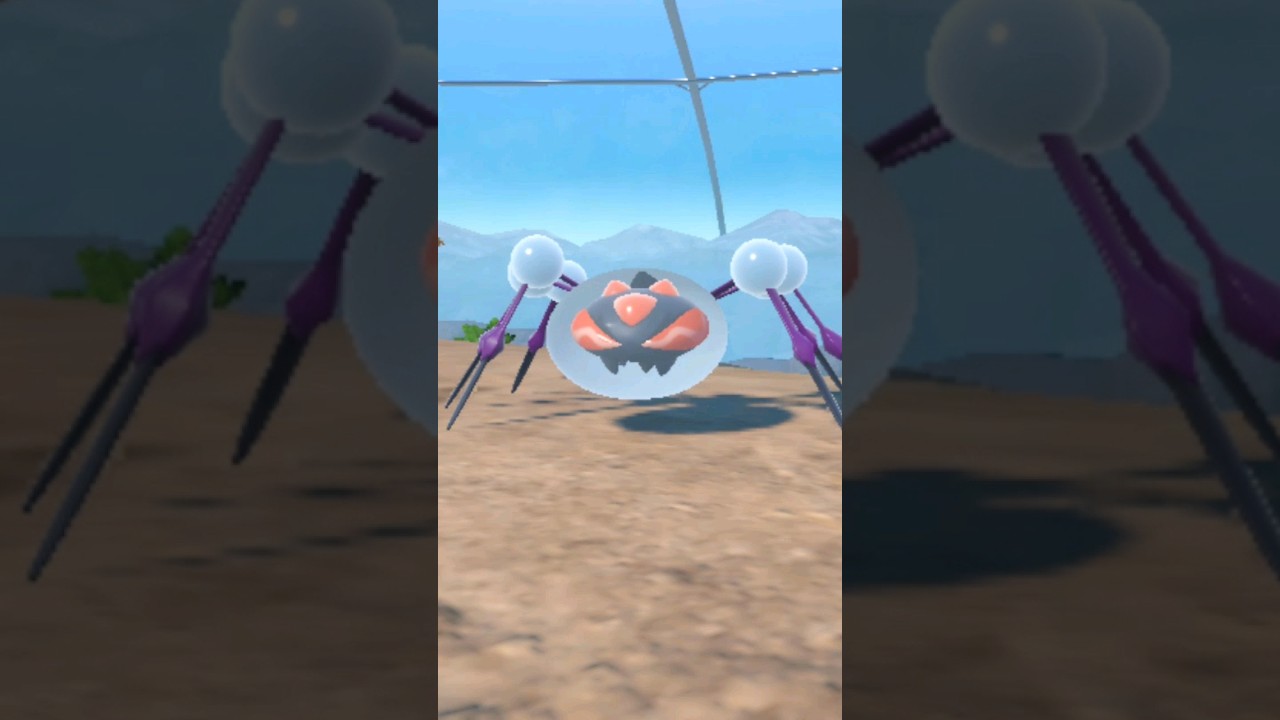 ✨️🕷🟣 Shiny Araquanid 🔴🕷✨️ #shiny #pokemonscarletandviolet #pokemon #shinypokemon #shinyhunter