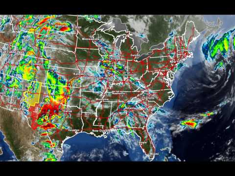 Eastern US Radar/Satellite Loop 5-24-14 7:45 PM