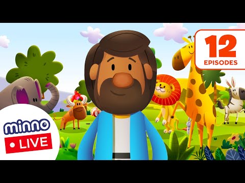 ???? 12 AMAZING Kids Bible Stories from Genesis to Jesus! | 60 Minutes of Bible Stories for Kids