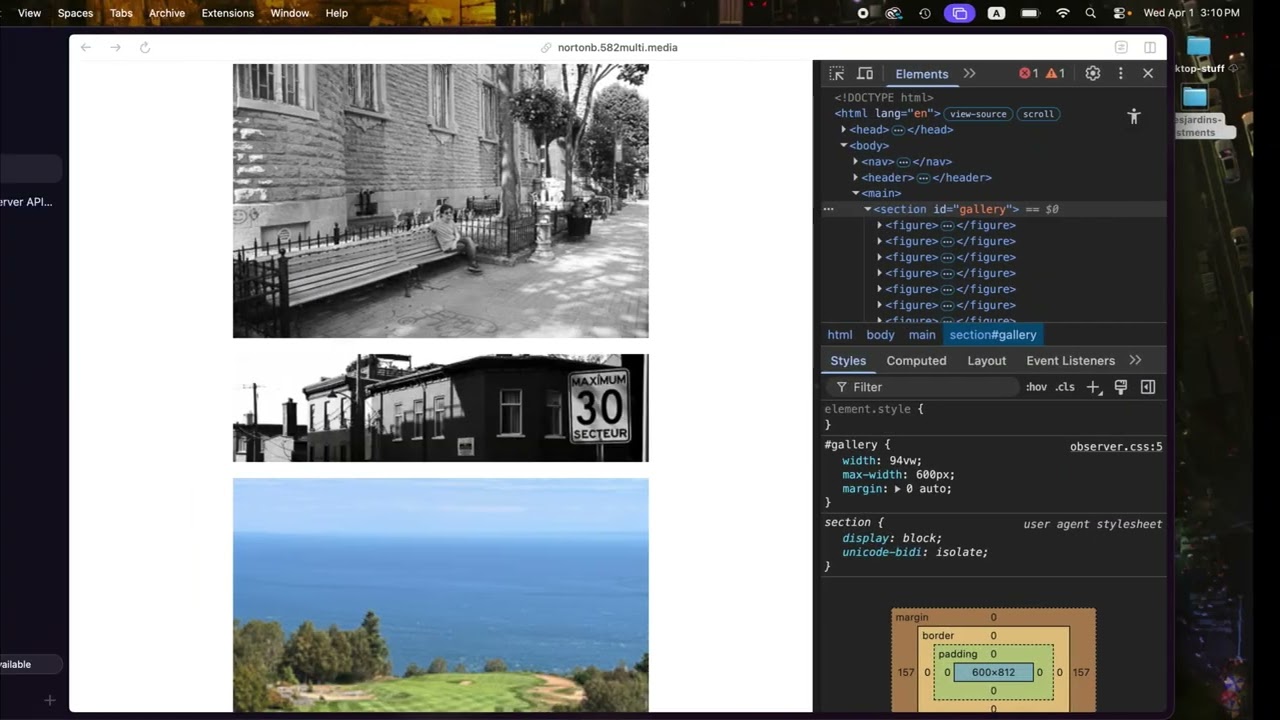 intersection observer