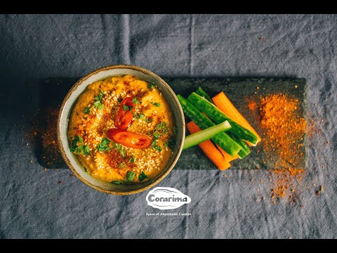 Spice Up Your Snack Game: Homemade Hummus Infused with Smoky Berbere Spice Recipe!